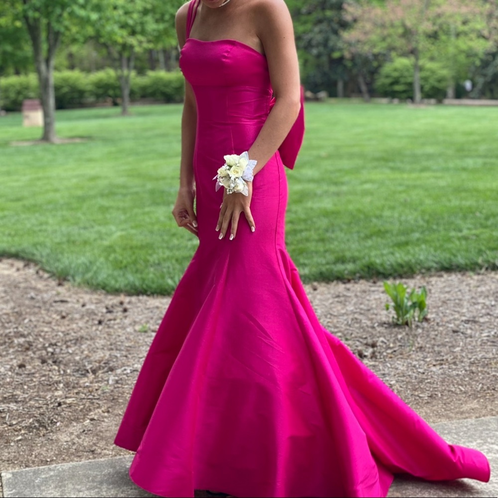 Fuchsia Pink Prom Dress - Gem
